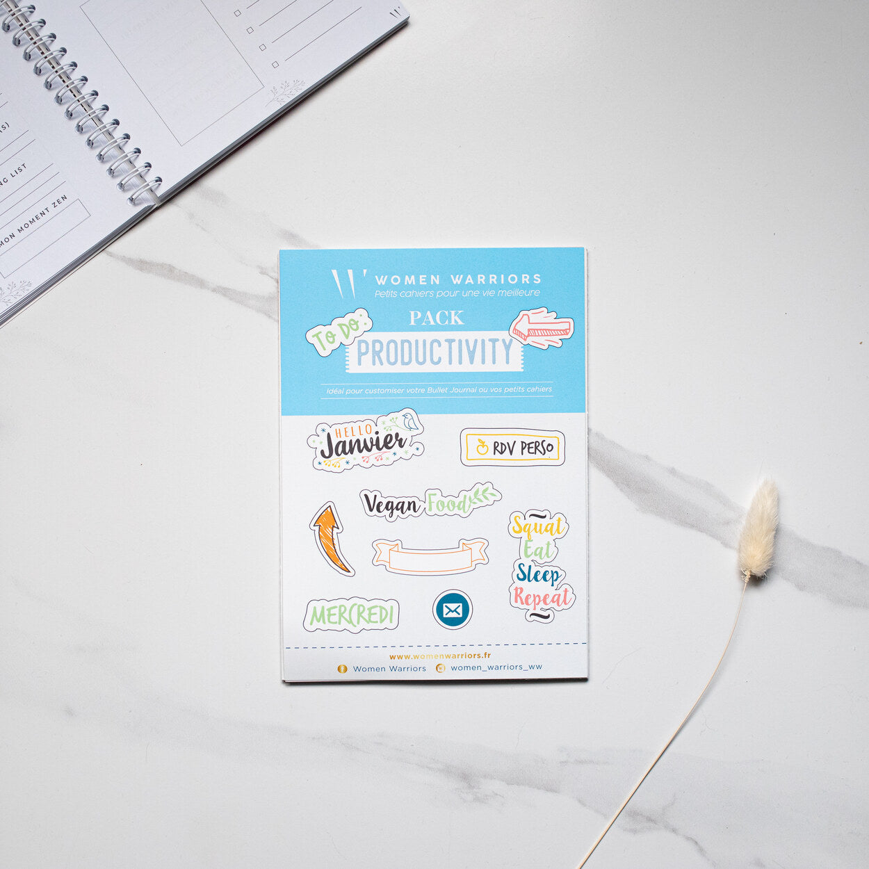 Stickers - Pack Productivity – Women Warriors FR